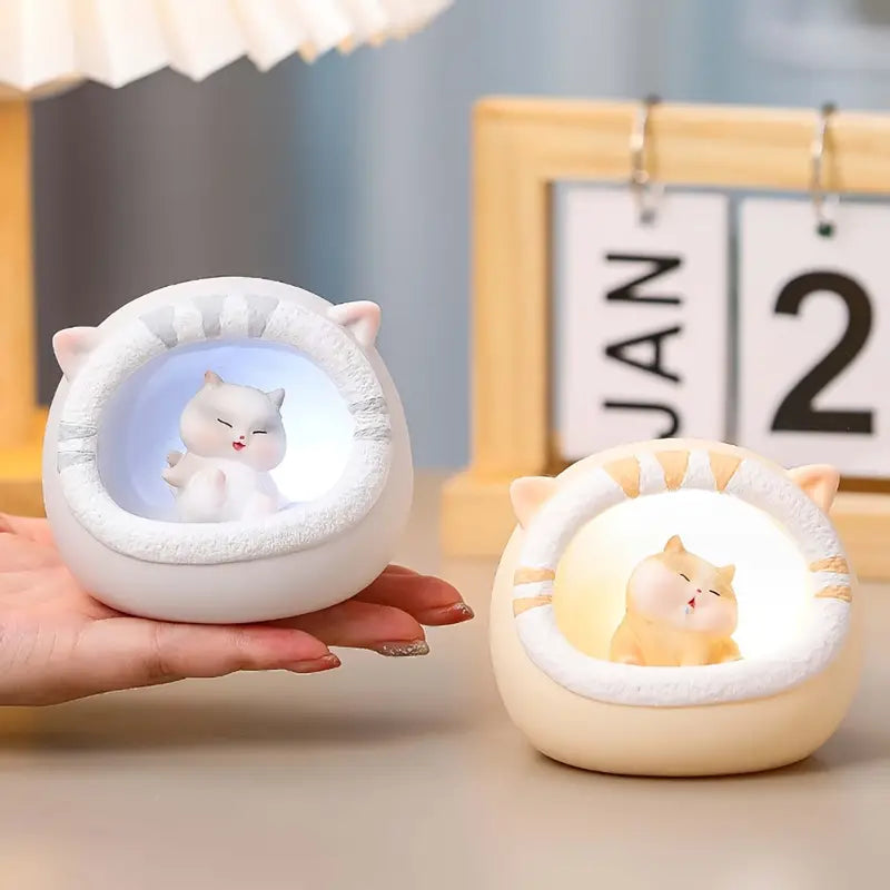 Kawaii Fat Cat Night Light | Kawaii Amai