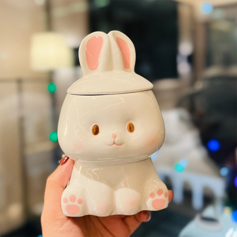 Kawaii Cute Rabbit Ceramic Cup | Kawaii Amai