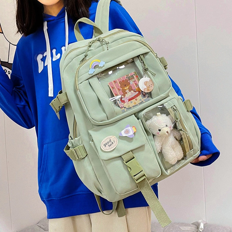 Kawaii Cute Multi-Pocket Backpack | Kawaii Amai